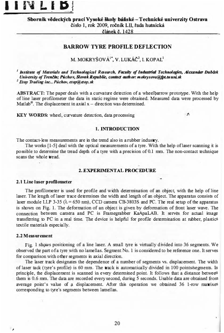 (PDF) Barrow tyre profile deflection