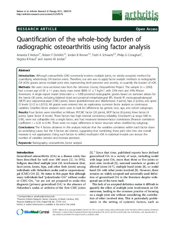 (PDF) Quantification of the whole-body burden of radiographic ...