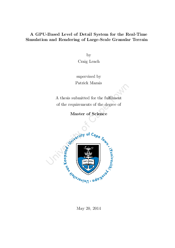 (PDF) A GPU-Based Level of Detail System for the Real-Time Simulation and Rendering of Large ...
