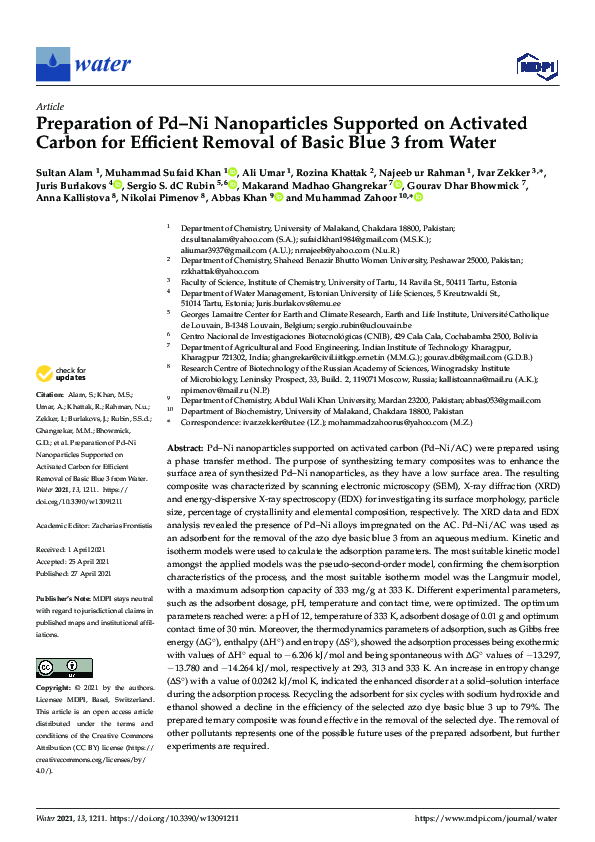 (PDF) Preparation of Pd–Ni Nanoparticles Supported on Activated Carbon ...
