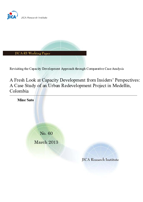(PDF) A Fresh Look at Capacity Development from Insiders' Perspectives ...