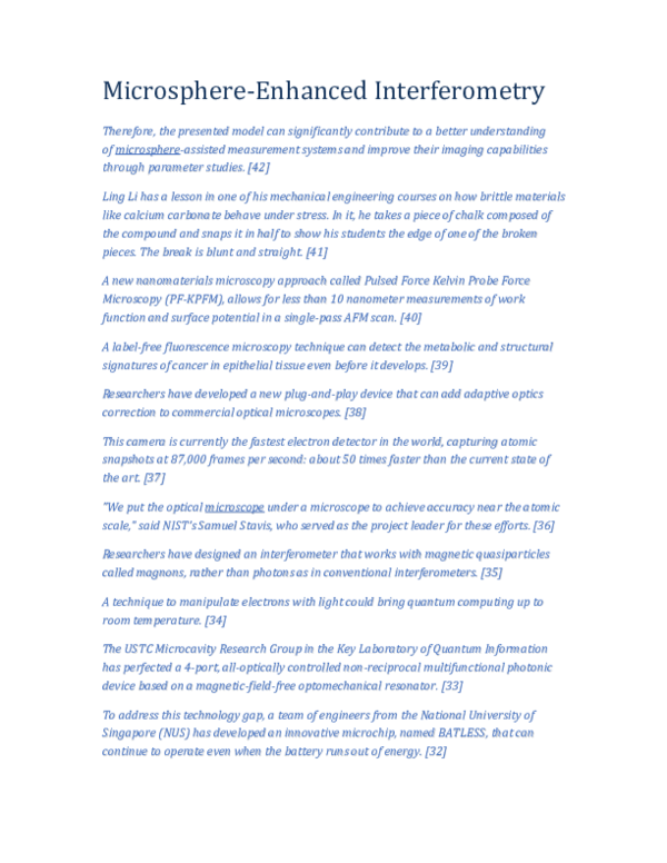 (PDF) Microsphere-Enhanced Microscopy | George Rajna - Academia.edu