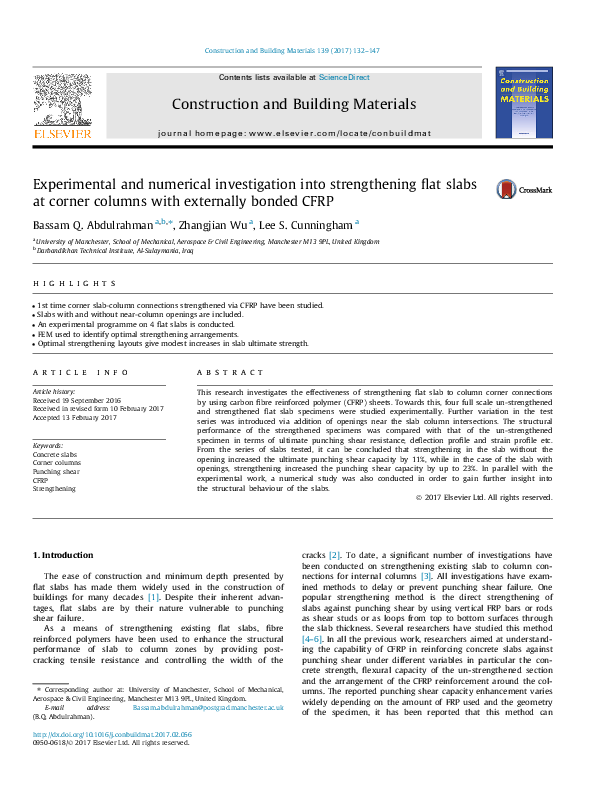 (PDF) Experimental and numerical investigation into flexural bond strength of RC beams exposed ...
