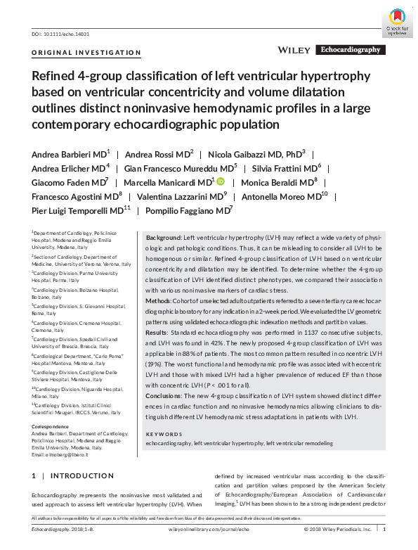 (PDF) Refined 4-group classification of left ventricular hypertrophy ...