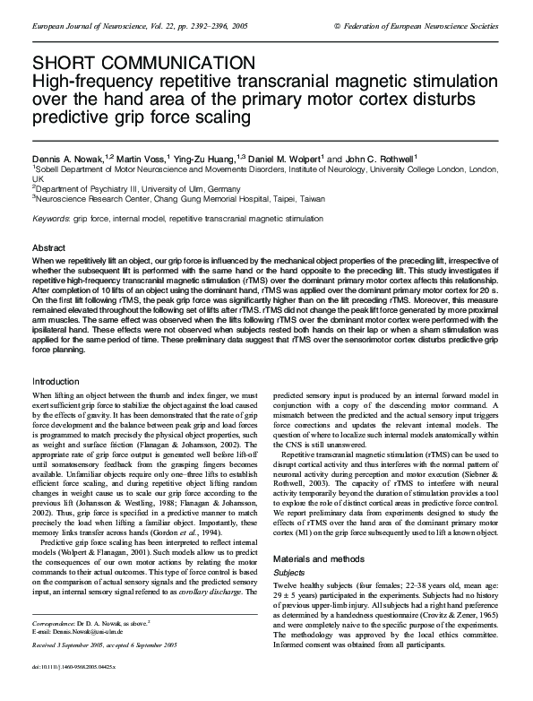 (PDF) Short Communication