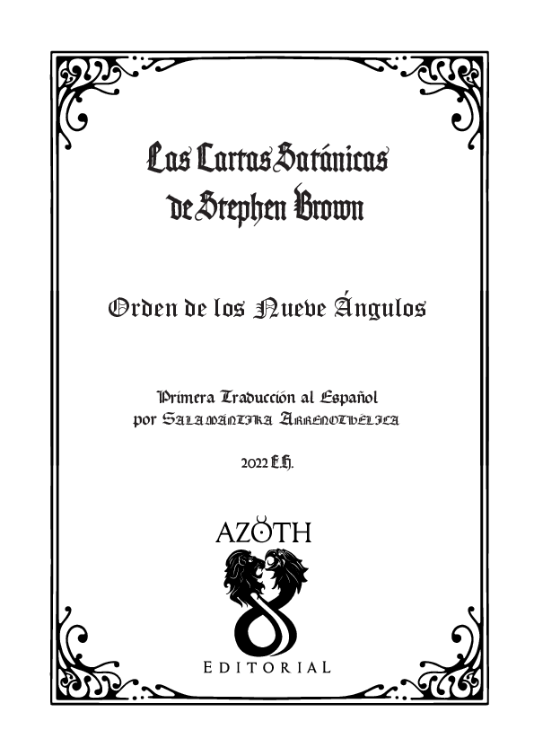 (PDF) Las Cartas Satánicas de Stephen Brown