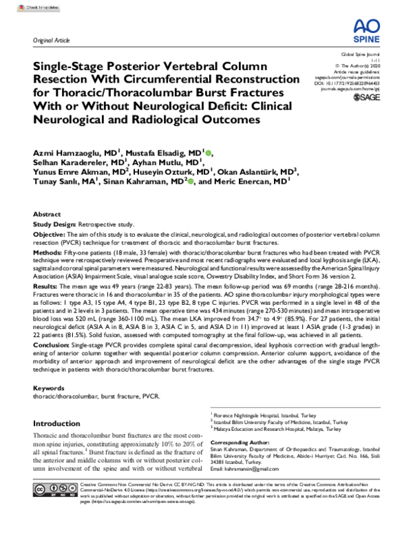 (PDF) Single-stage posterior vertebral column resection and internal ...