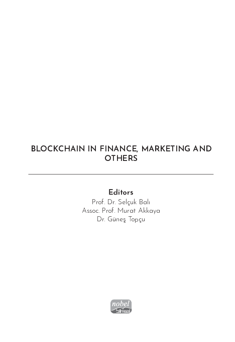 (PDF) THE EFFECTS OF BLOCKCHAIN TECHNOLOGY ON LOGISTICS INDUSTRY