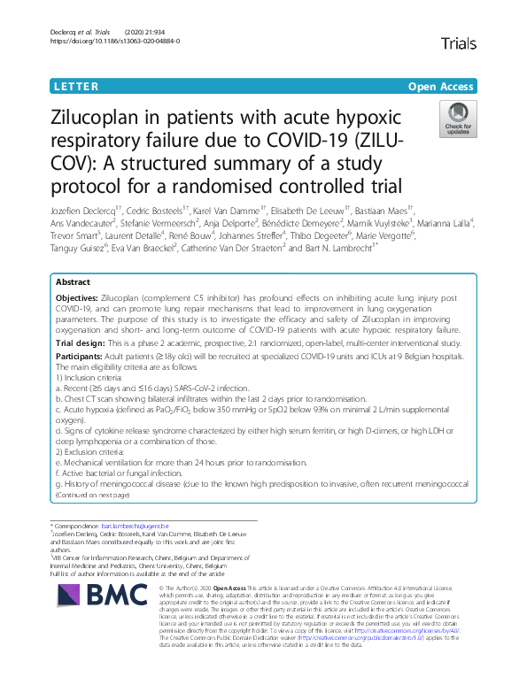 (PDF) Zilucoplan in patients with acute hypoxic respiratory failure due ...