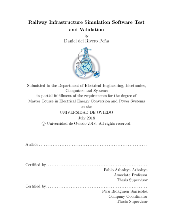 (PDF) Railway Infrastructure Simulation Software Test and Validation ...