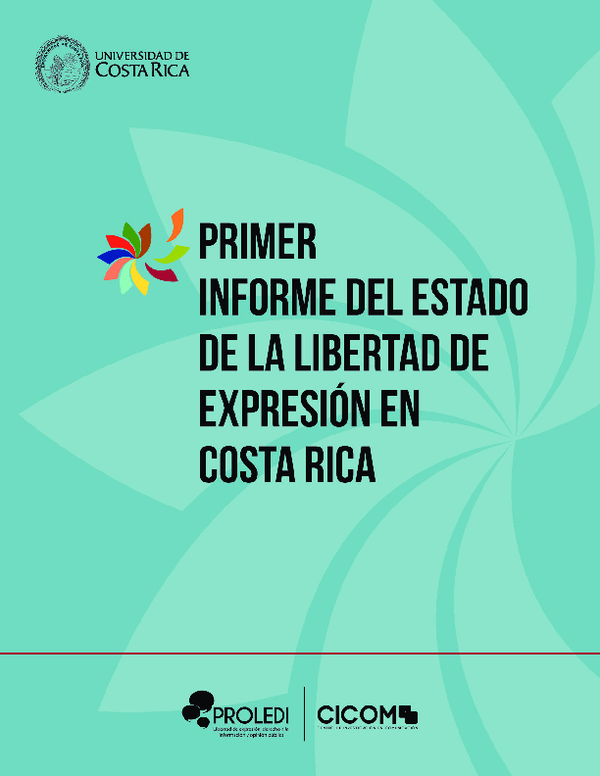 (PDF) Primer informe del Estado de la Libertad de Expresión en Costa Rica