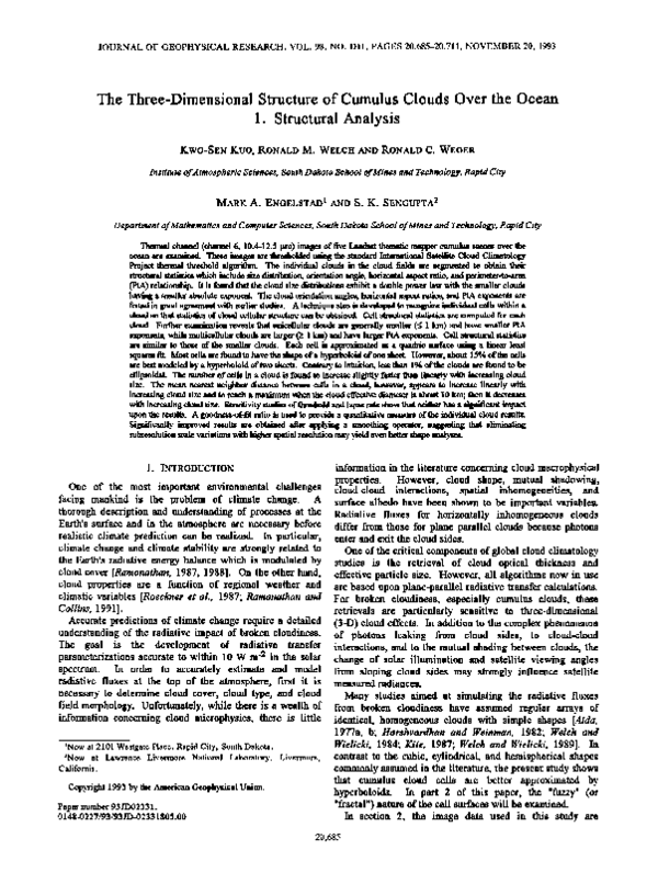 (PDF) The three-dimensional structure of cumulus clouds over the ocean ...