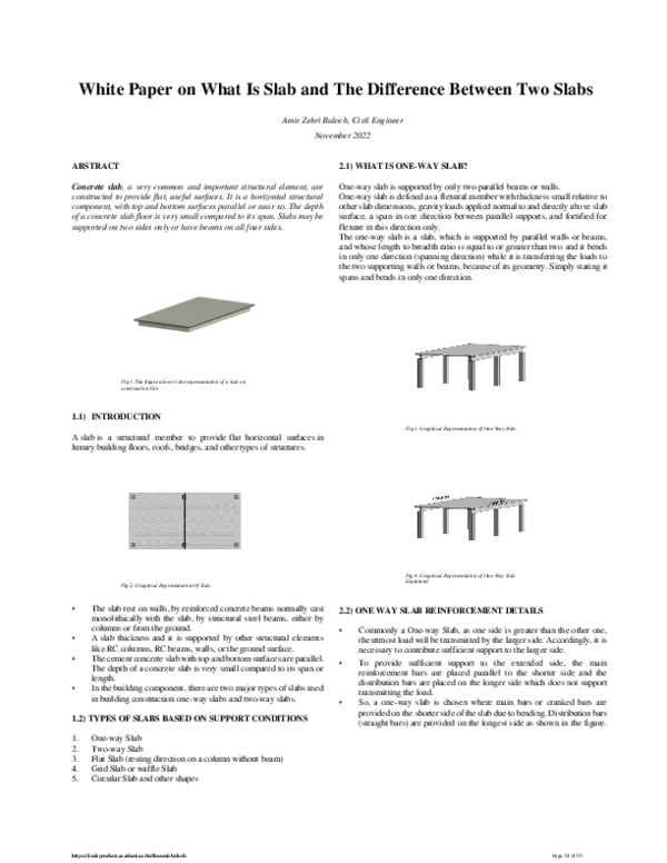 (PDF) White Paper on What Is Slab and The Difference Between Two Slabs