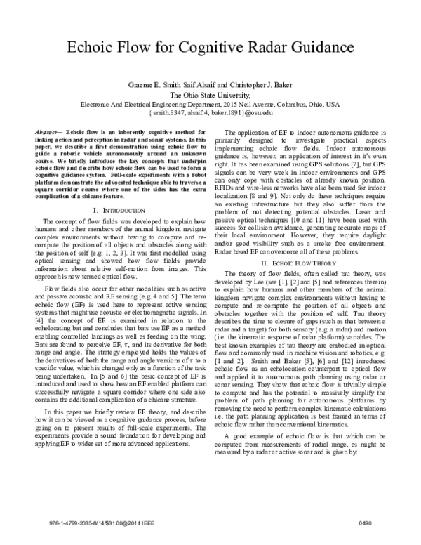 (PDF) Echoic flow for cognitive radar guidance | Saif Alsaif - Academia.edu