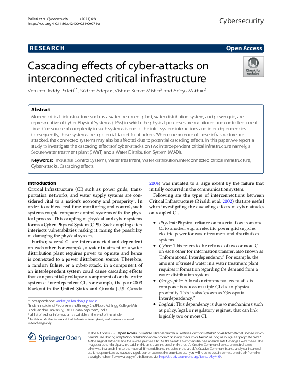 (PDF) Cascading effects of cyber-attacks on interconnected critical ...