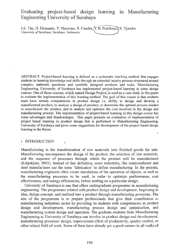 (PDF) Evaluating project-based design learning in ...