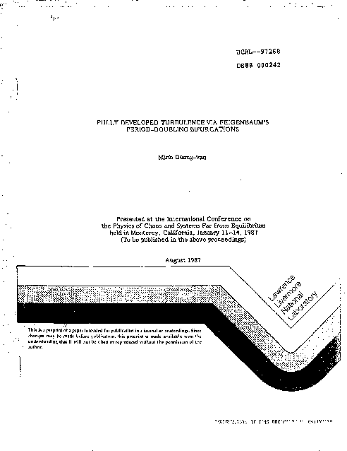 (PDF) Fully developed turbulence via Feigenbaum's period-doubling ...