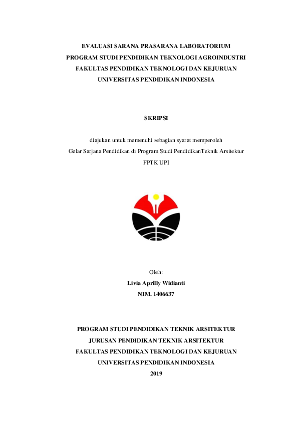 (PDF) Evaluasi Sarana Prasarana Laboratorium Program Studi Pendidikan ... (PDF) Evaluasi Sarana Prasarana Laboratorium Program Studi Pendidikan ...