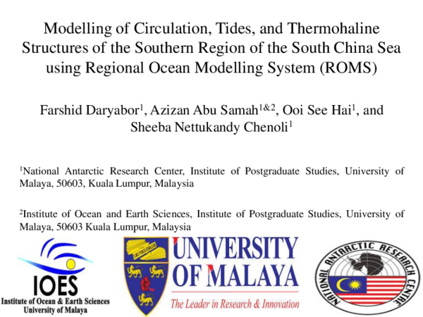 (PDF) Modelling of Circulation, Tides, and Thermohaline Stractures of ...