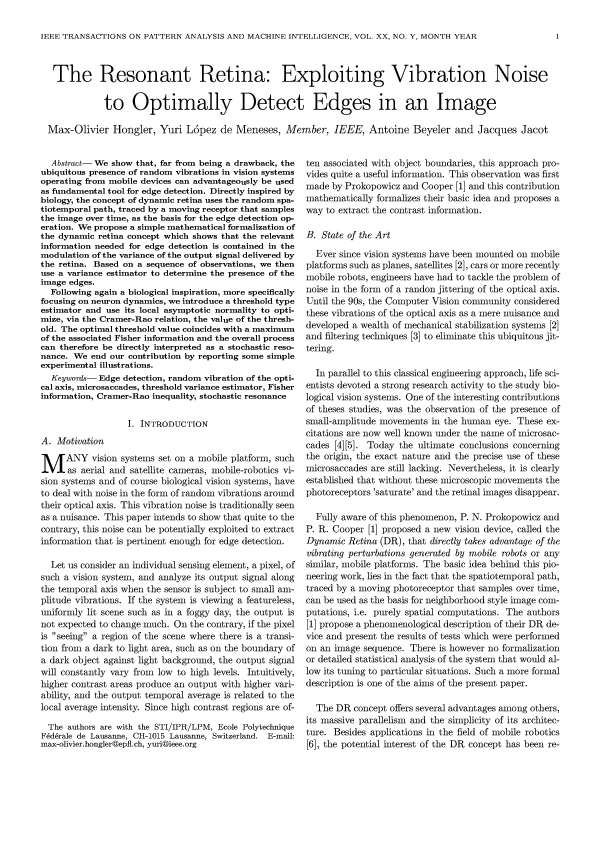 (PDF) The resonant retina: Exploiting vibration noise to optimally ...