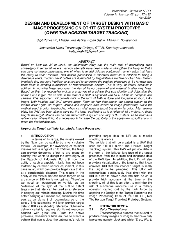 (PDF) Design and Development of Target Design with Basic Image ...