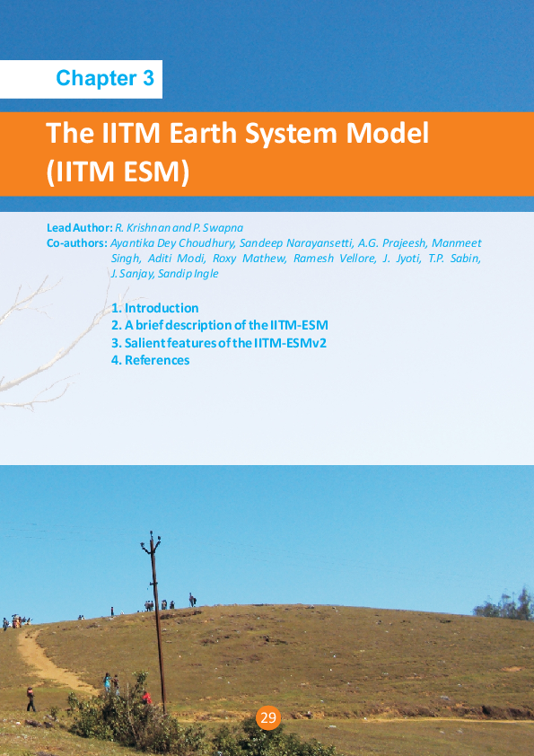 (PDF) The IITM Earth System Model (IITM ESM)
