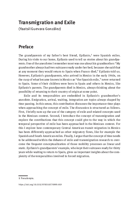 (PDF) Transmigration and Exile