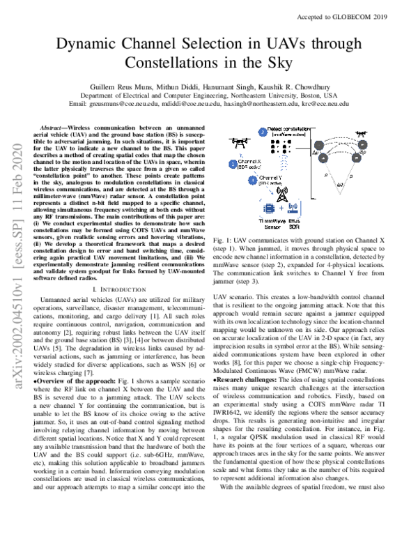 (PDF) Dynamic Channel Selection in UAVs through Constellations in the Sky