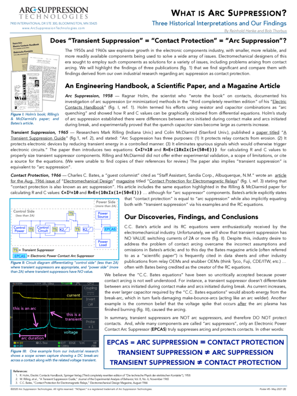 (PDF) WHAT IS ARC SUPPRESSION? Three Historical Interpretations and Our Findings