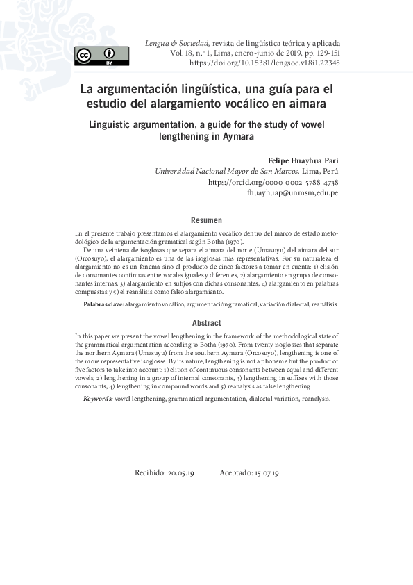 (PDF) La argumentación lingüística, una guía para el estudio del ...