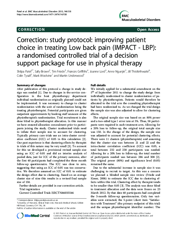 (PDF) Correction: study protocol: improving patient choice in treating ...