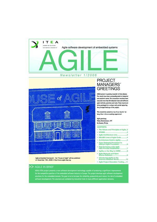 (PDF) Introducing agility in the avionics software world