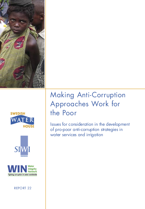 (PDF) Making Anti-Corruption Approaches Work for the Poor: Issues for ...