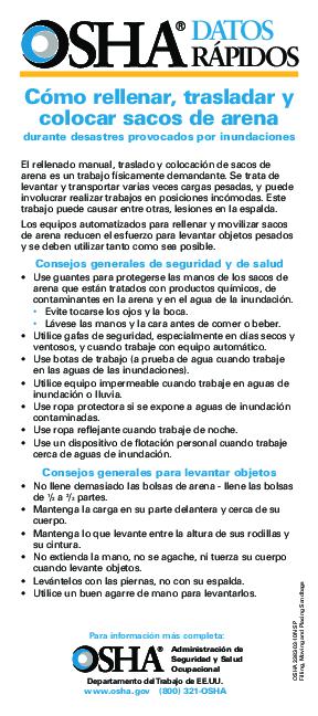 (PDF) Cómo rellenar, trasladar y colocar sacos de arena durante ...