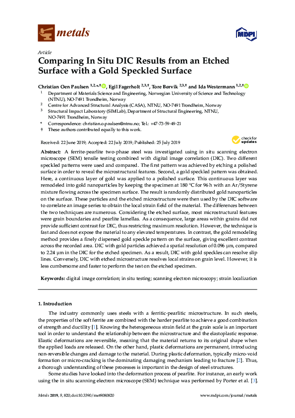(PDF) Etched-surface roughness measurements from an in situ laser ...