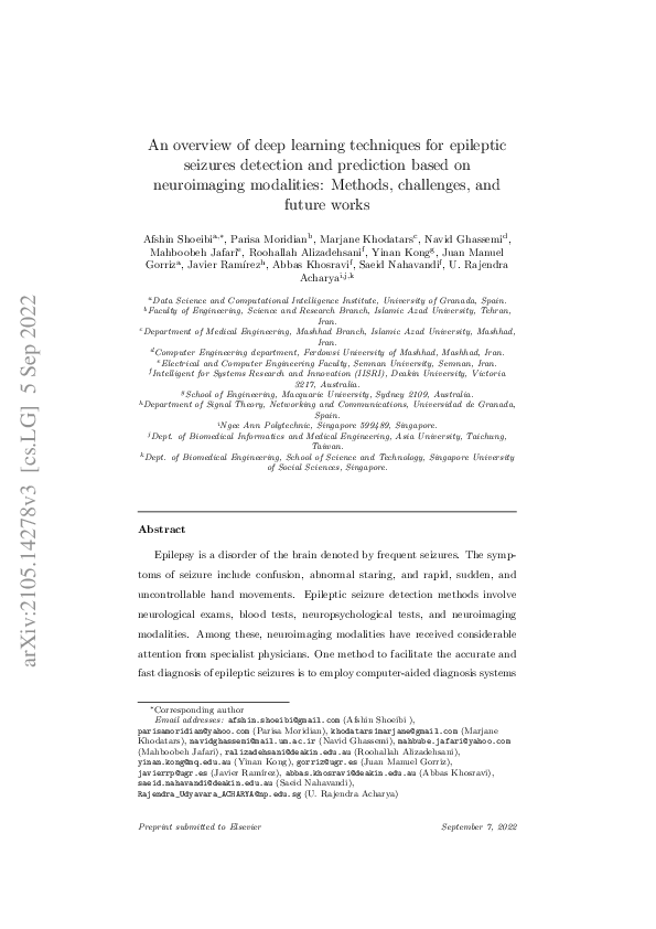 (PDF) An overview of deep learning techniques for epileptic seizures ...