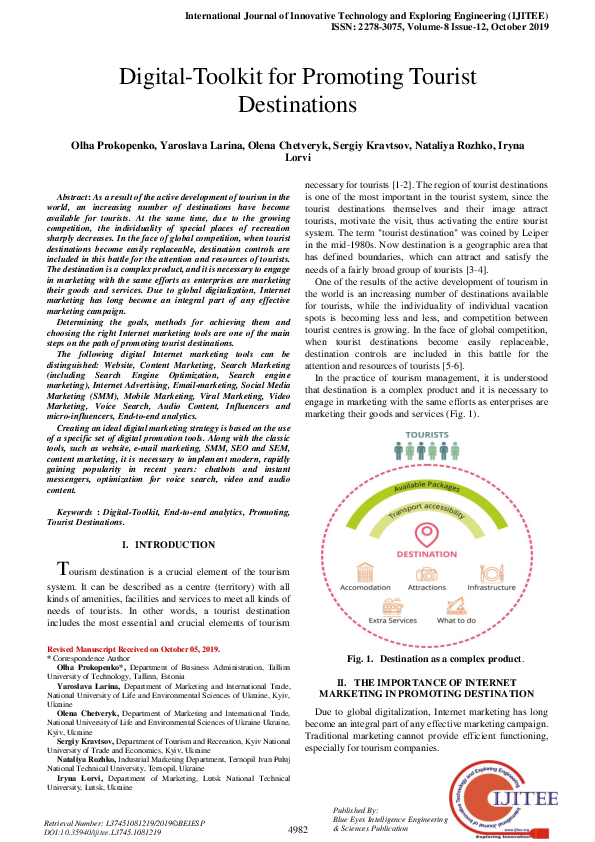 (PDF) Digital-Toolkit for Promoting Tourist Destinations