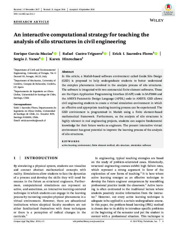 (PDF) An interactive computational strategy for teaching the analysis of silo structures in ...