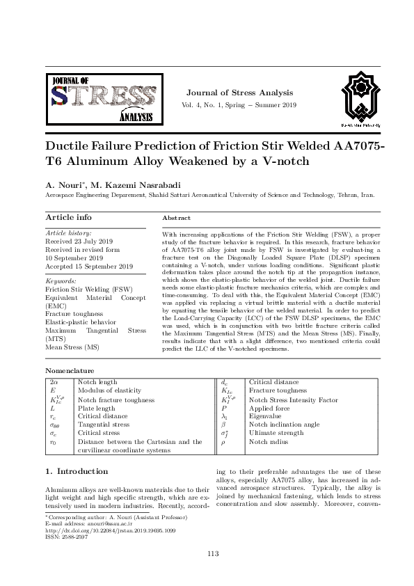 (PDF) Microstructural properties of a dissimilar friction stir welded thick aluminum aa6082-t6 ...