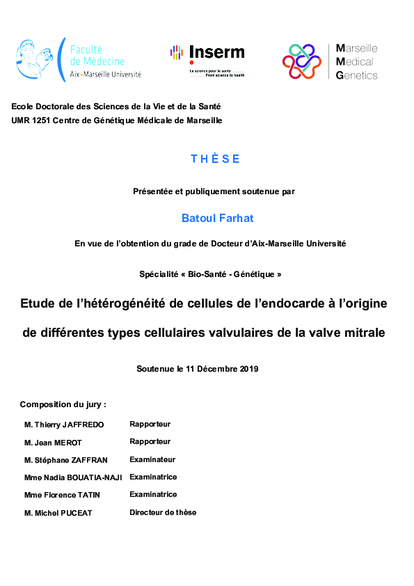 (PDF) Towards understanding the heterogeneity of endocardial cells at ...