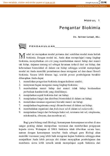 (PDF) Biokimia