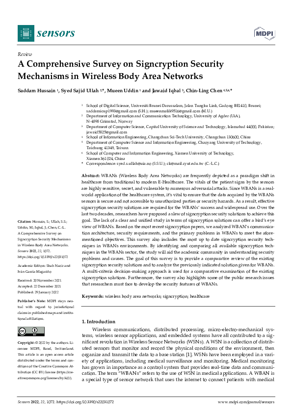 (PDF) A Comprehensive Survey on Signcryption Security Mechanisms in ...