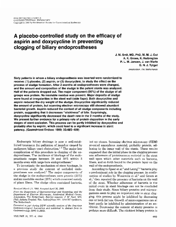 (PDF) A placebo-controlled study on the efficacy of aspirin and ...