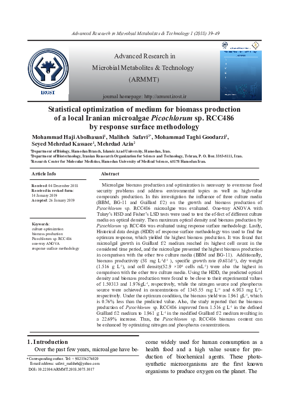 (PDF) Statistical optimization of medium with response surface ...