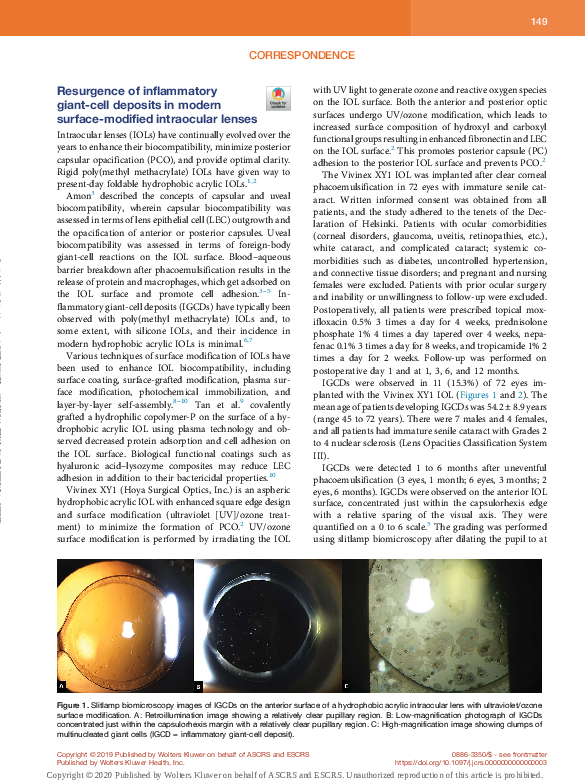 (PDF) Resurgence of inflammatory giant-cell deposits in modern surface ...