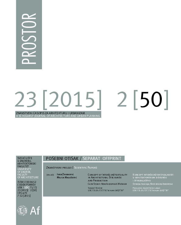 (PDF) Concept of Inter(con)textuality in Architectural Discourse and Production; Case Study: New ...