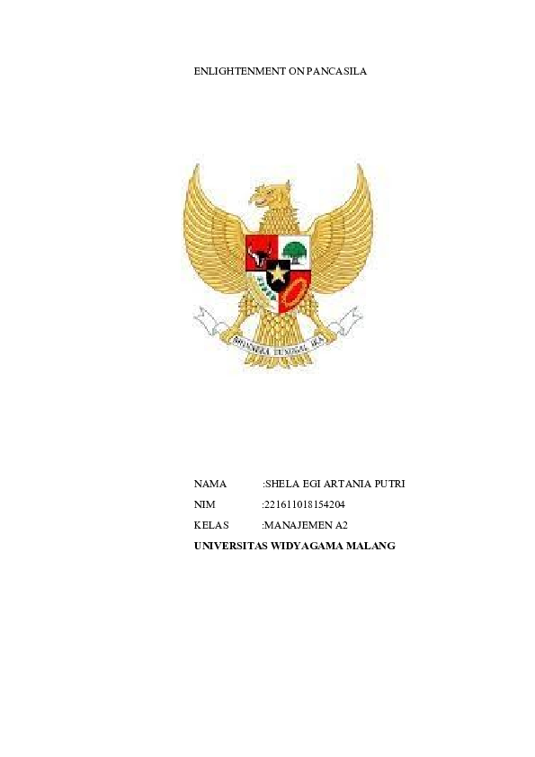 (DOC) PENDIDIKAN PANCASILA