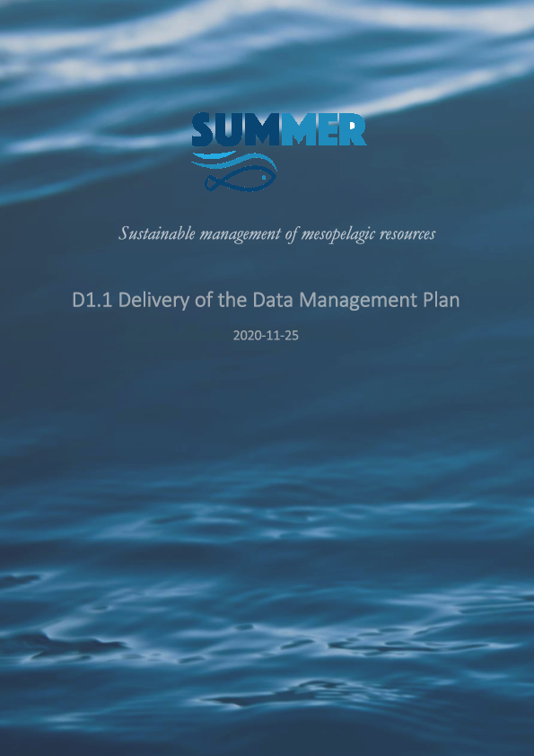 (PDF) D1.1 Delivery of the Data Management Plan