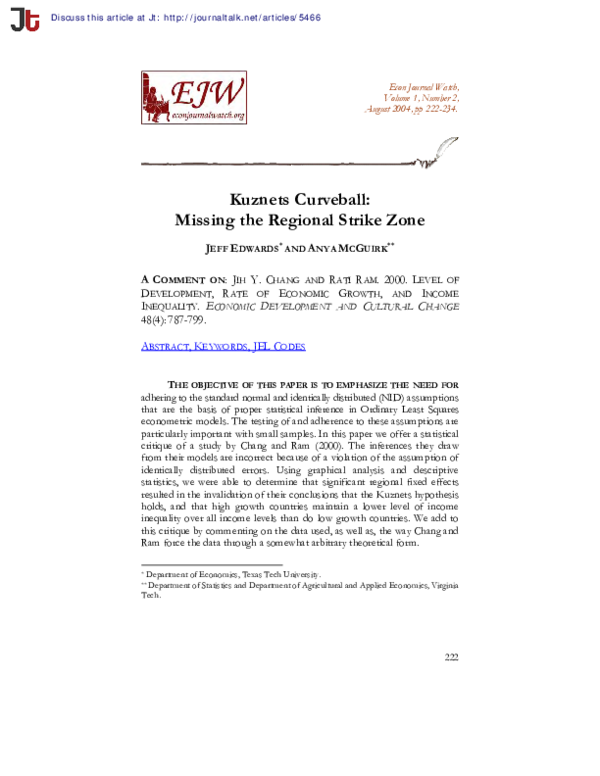 (PDF) A Comment On: Jih Y. Chang and Rati Ram. 2000. Level of ...