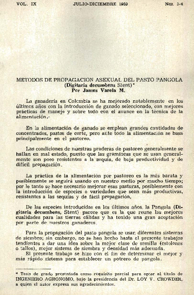 (PDF) Métodos de propagación asexual del pasto pangola (Digitaria ...